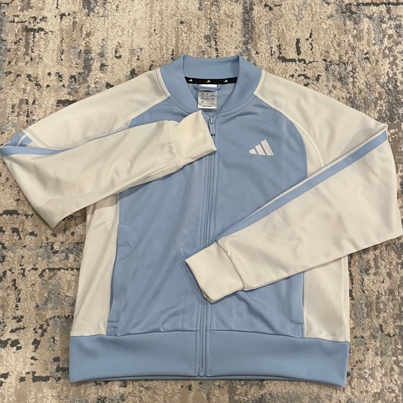 adidas | Jackets & Coats | Adidas Baby Blue Track Top | Poshmark